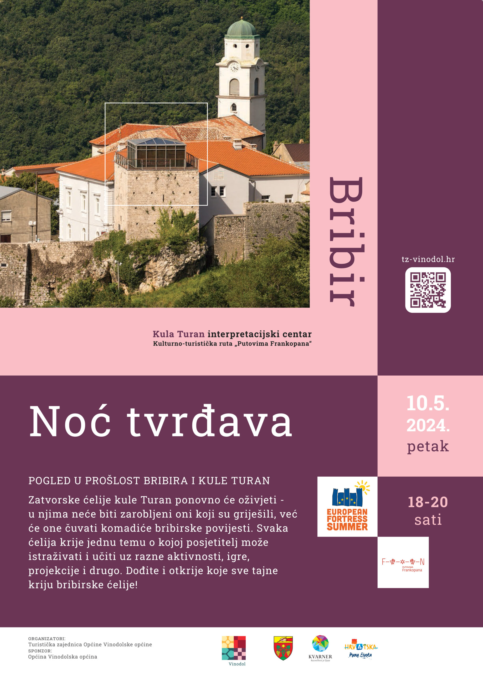 Noć tvrđava u kuli Turan – Bribir!